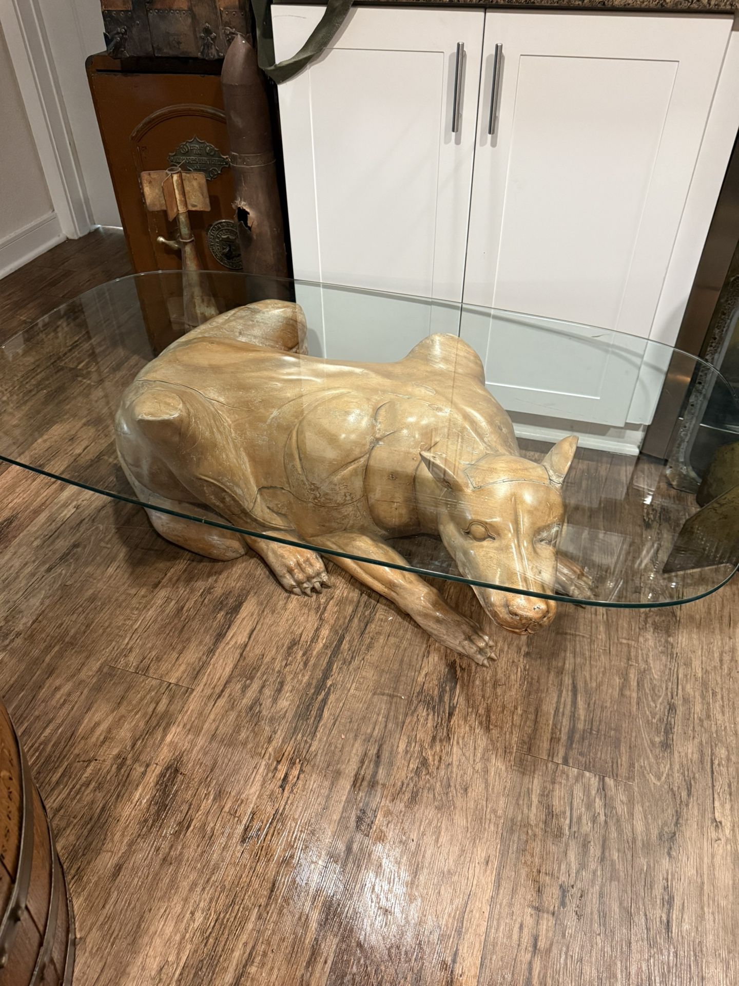 Amazing Wood Art Deco Greyhound Dog Table for Sale in Costa Mesa, CA ...