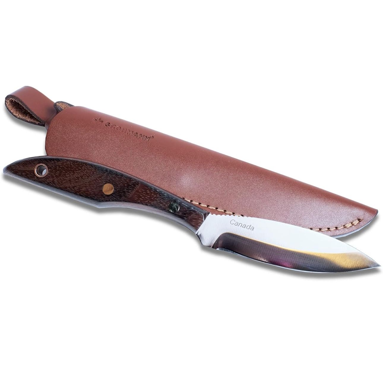 Grohmann D.H. Russell Original Canadian Belt Knife #R1C - Handmade ...