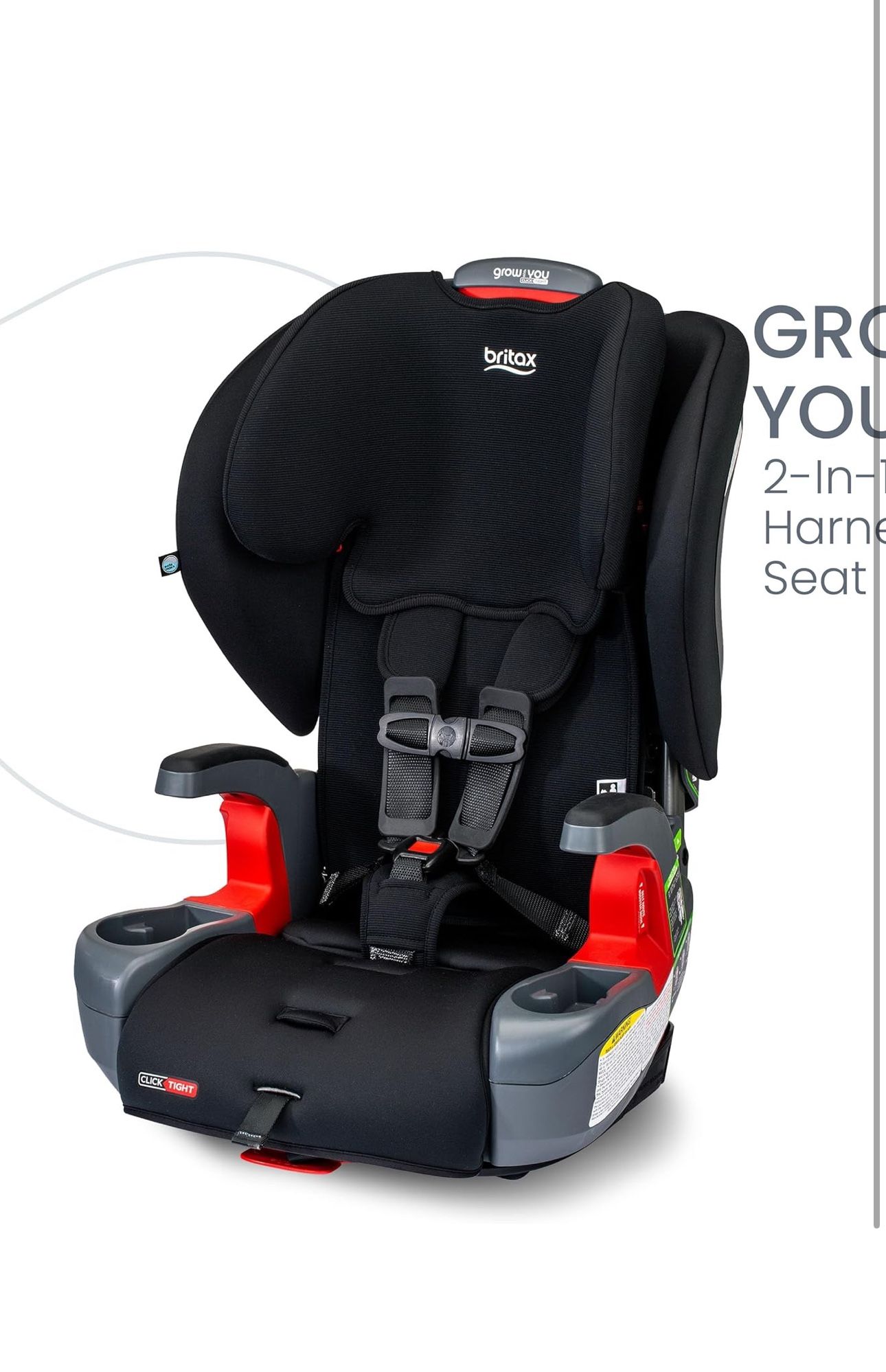 High back booster with harness store