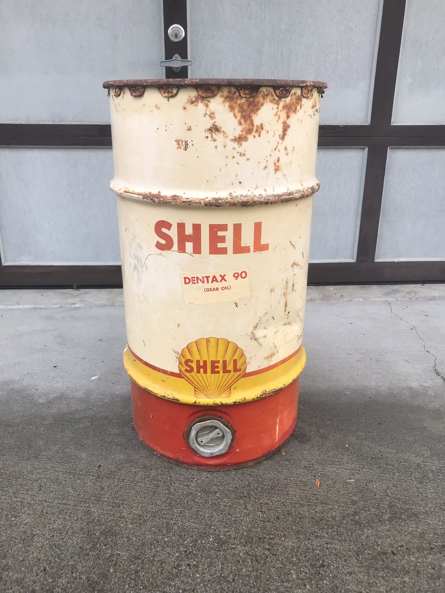 Shell Oil Drum