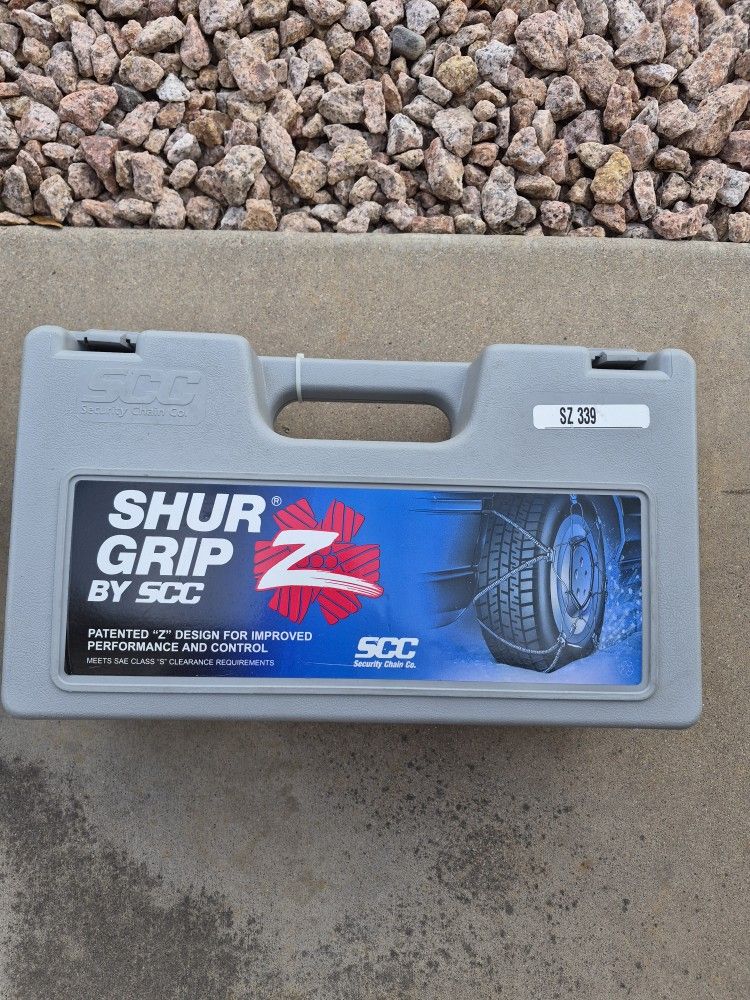 Shur Grip Snow Tire Chains -New SZ 339 for Sale in Scottsdale, AZ - OfferUp