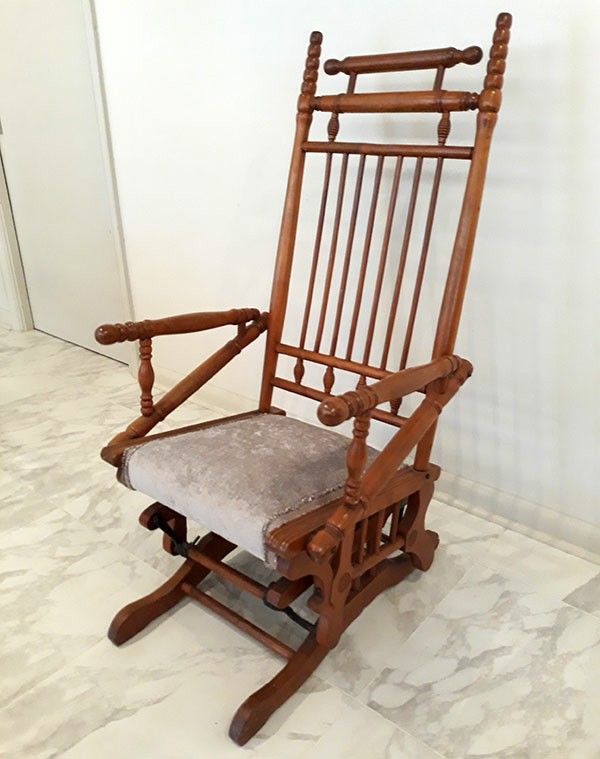Antique Spindle-Back Platform Rocking Chair for Sale in Dallas, TX ...