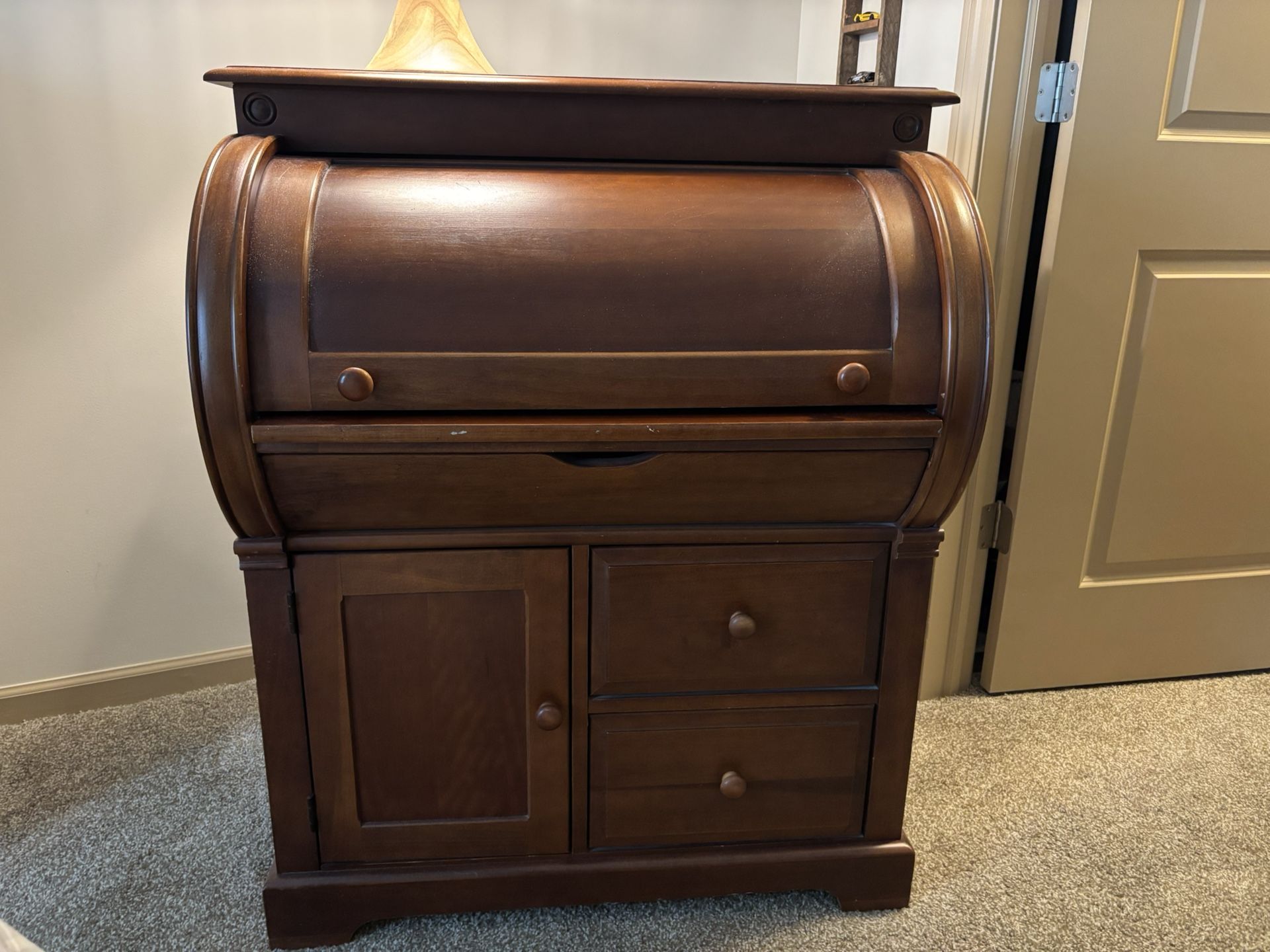 Roll Top Laptop Desk MAKE OFFER for Sale in Mason, OH - OfferUp