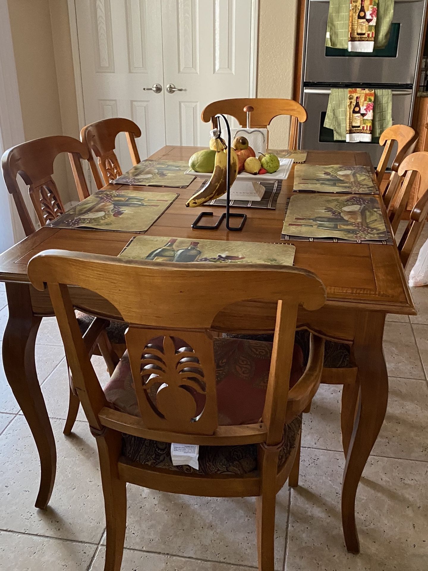 Ethan Allen Legacy Collection Pineapple Dining Room Chairs Set Of 4 And ...