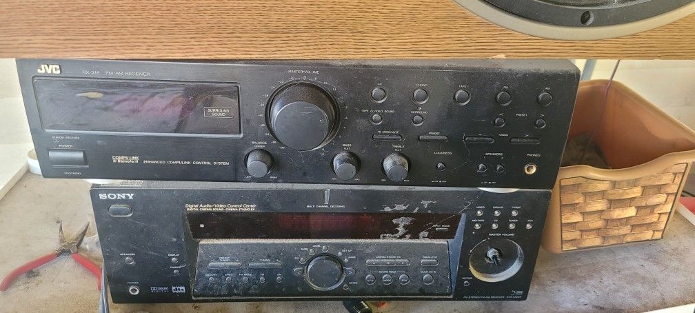 Jvc And Sony Receivers for Sale in San Antonio, TX - OfferUp