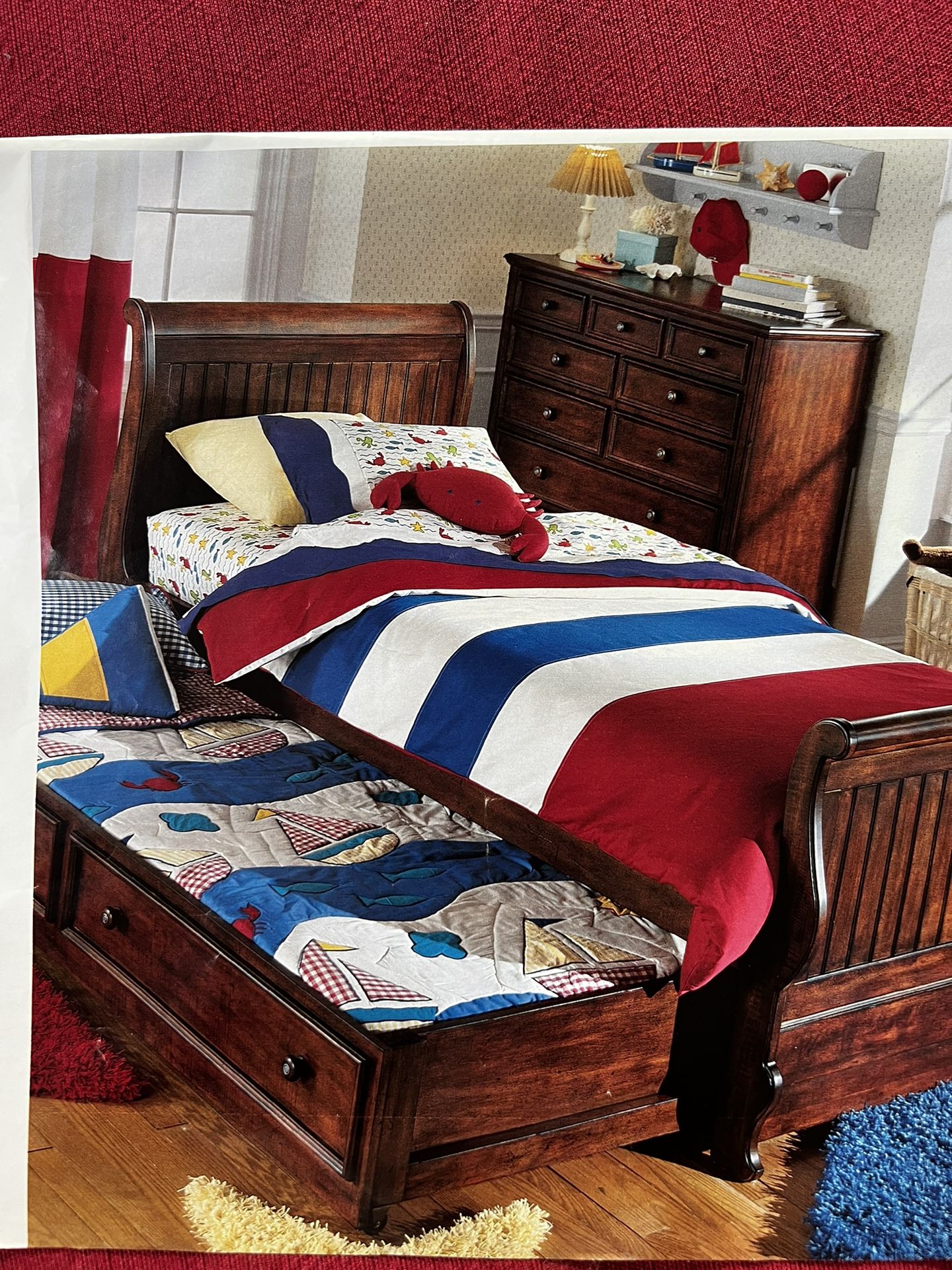 Ethan allen trundle bed store