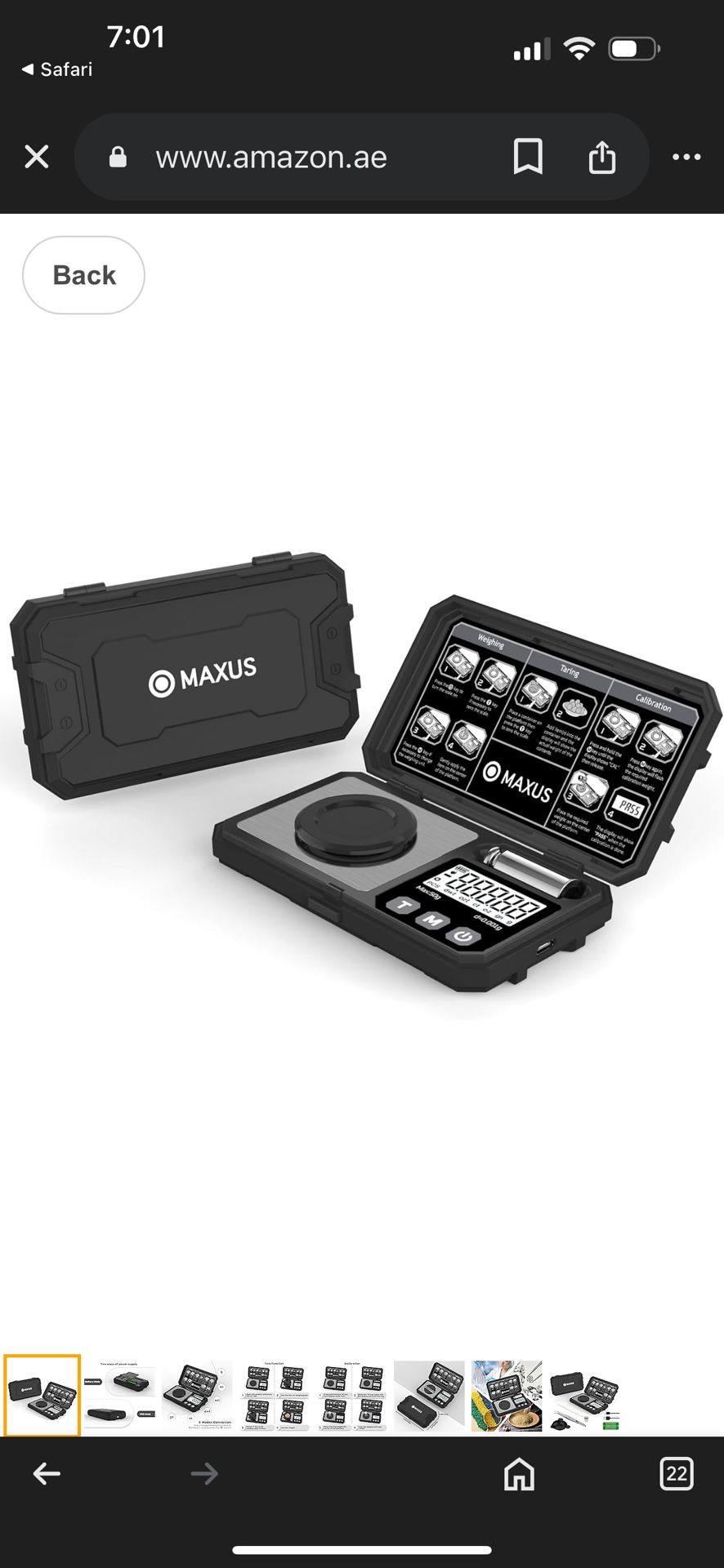 Brand: MAXUS 3.9 3.9 out of 5 stars (220) MAXUS Reloading Scale 750 ...