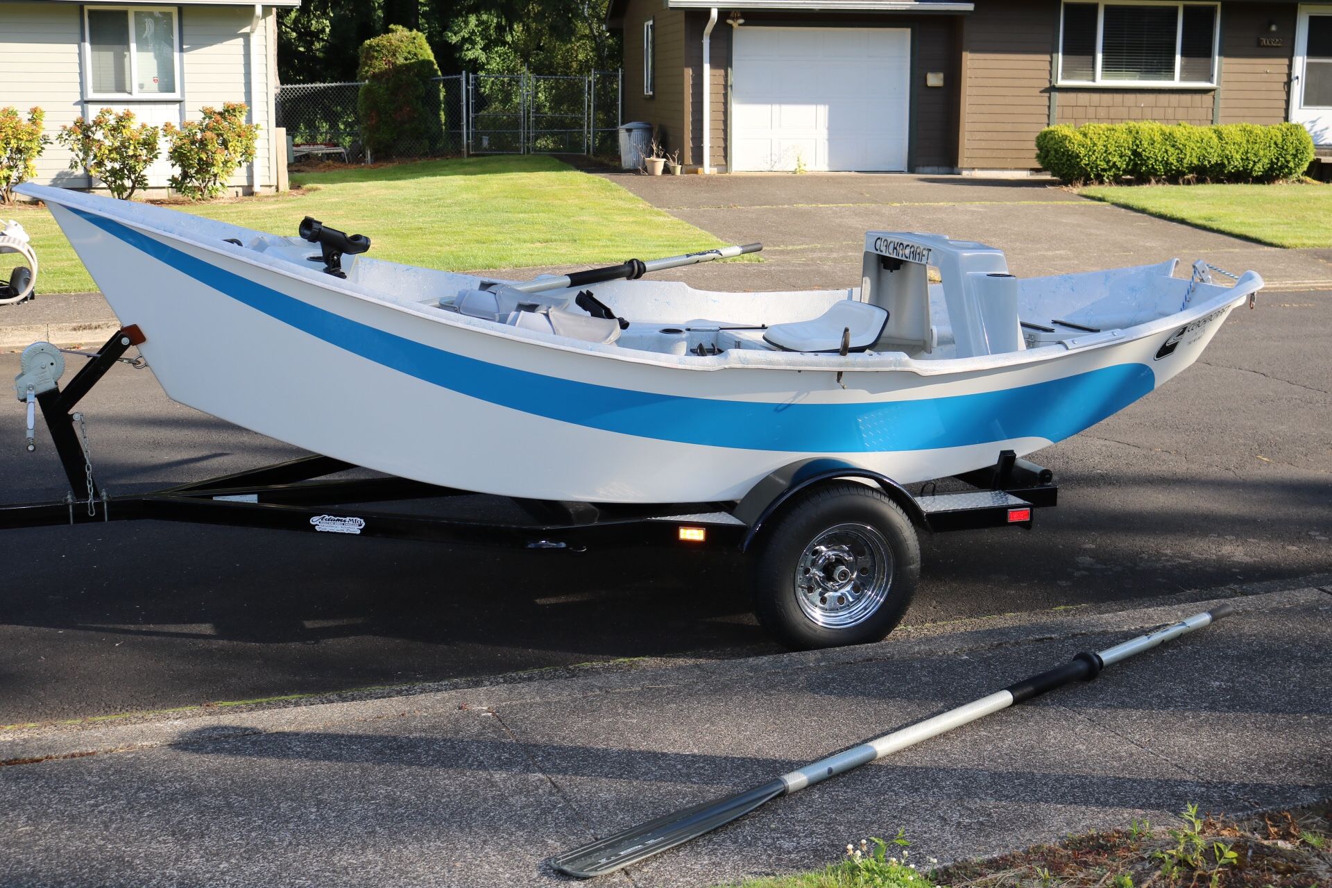 2005 Clackacraft Drift Boat-Fly Fishing Bench Model for Sale in ...