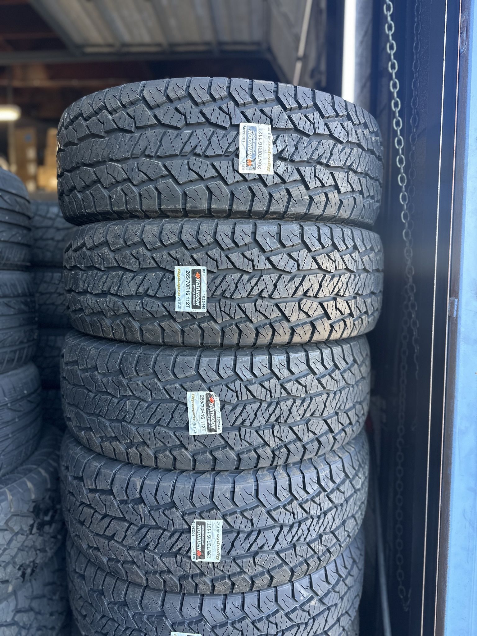 Set 265/70/16 Hankook All Terrain Brand New Mounted And Balanced Montadas Y Balanciadas Gratis ...