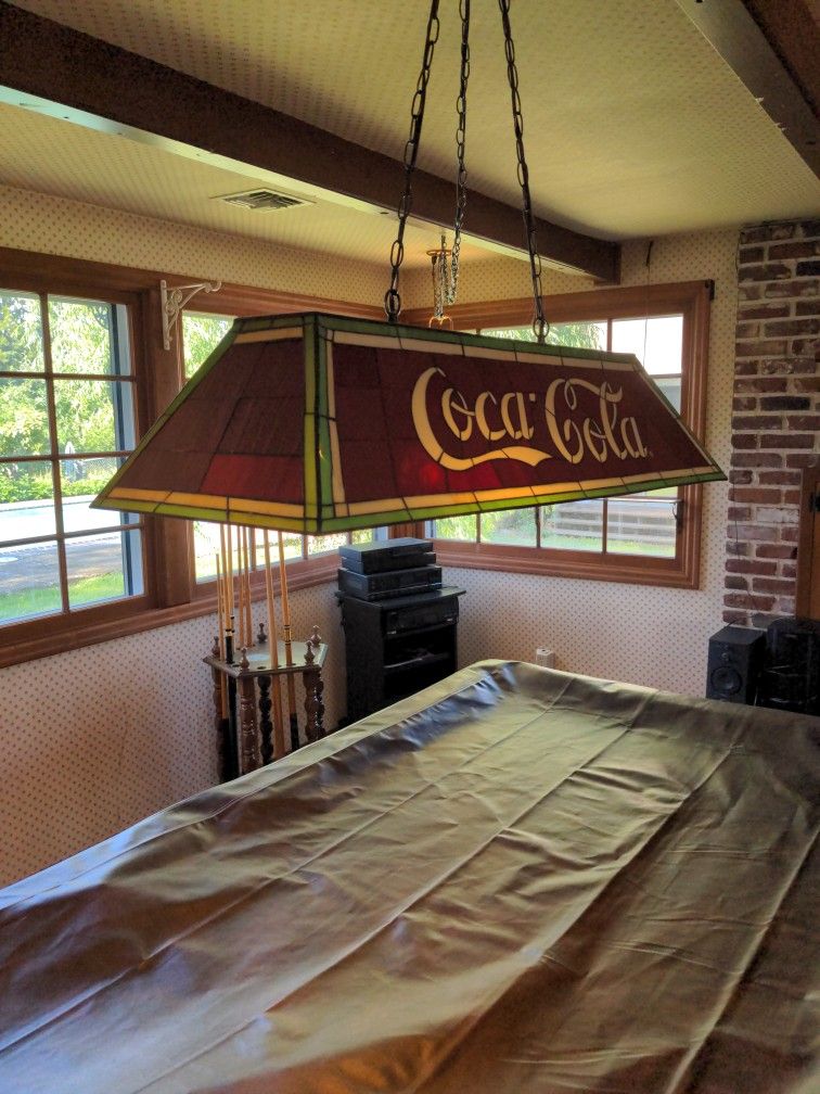 Coca Cola Pool Table Light