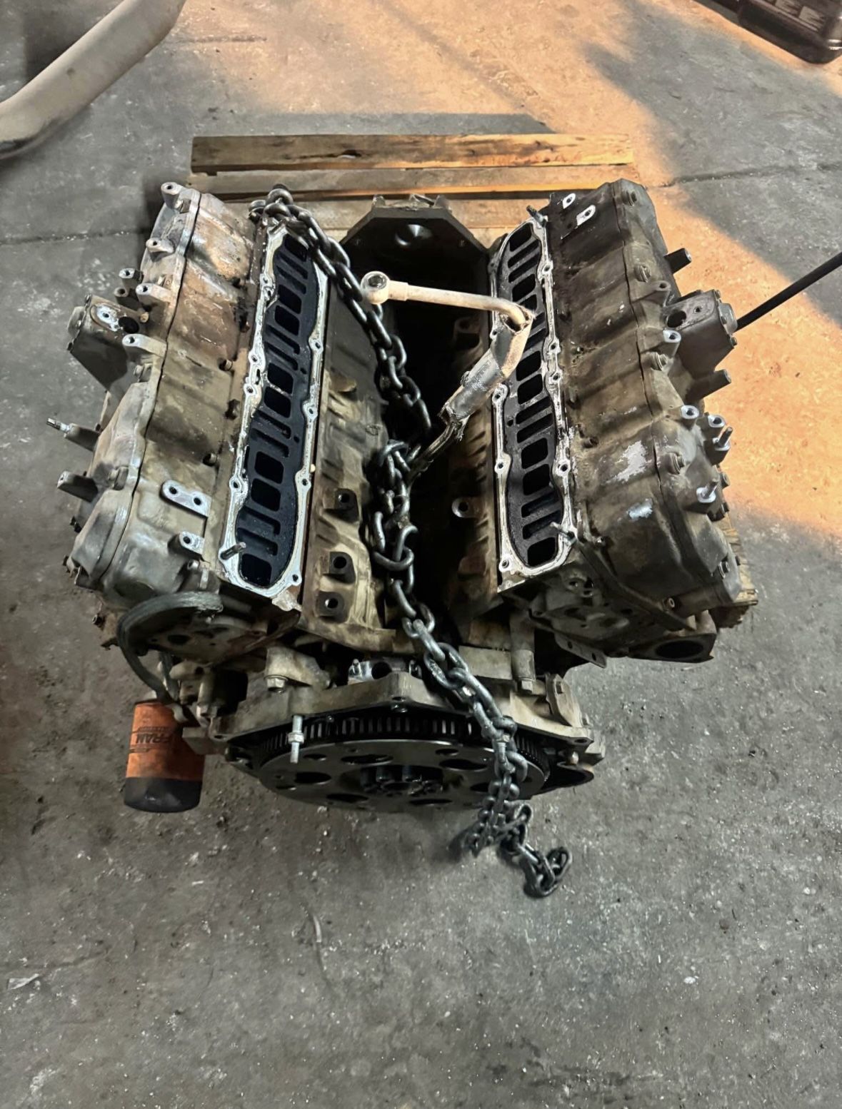 Lbz duramax 6.6L 2006 2007 chevy silverado / gmc sierra 2500 long block ...