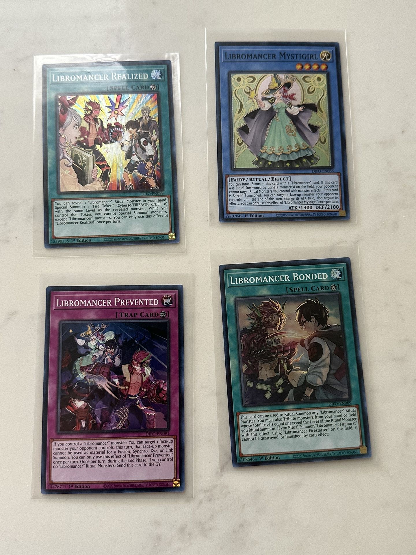 Yugioh! Libromancer Cards Bundle NM 1st Edition Super Rare Dimension Force for Sale in Chula ...