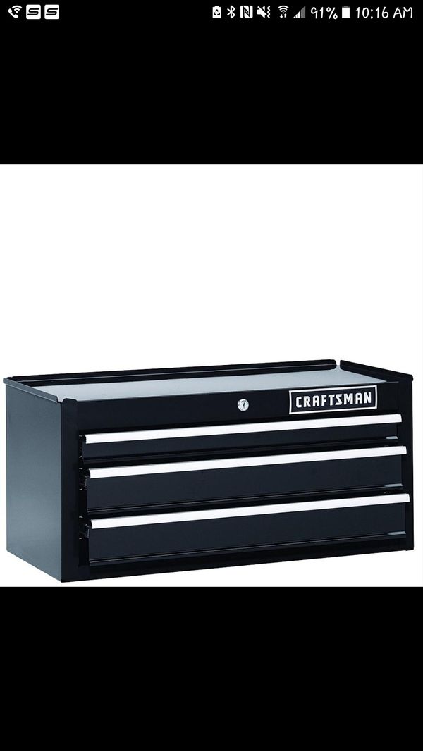 Craftsman 26 in 3 Drawer Middle Tool Chest Storage Cabinet Box ...