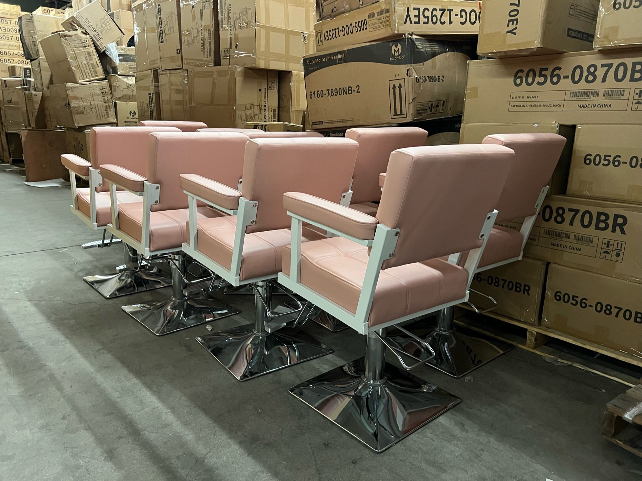 Pink Hydraulic Salon Styling Chair 8816 for Sale in Cty Of Cmmrce, CA ...