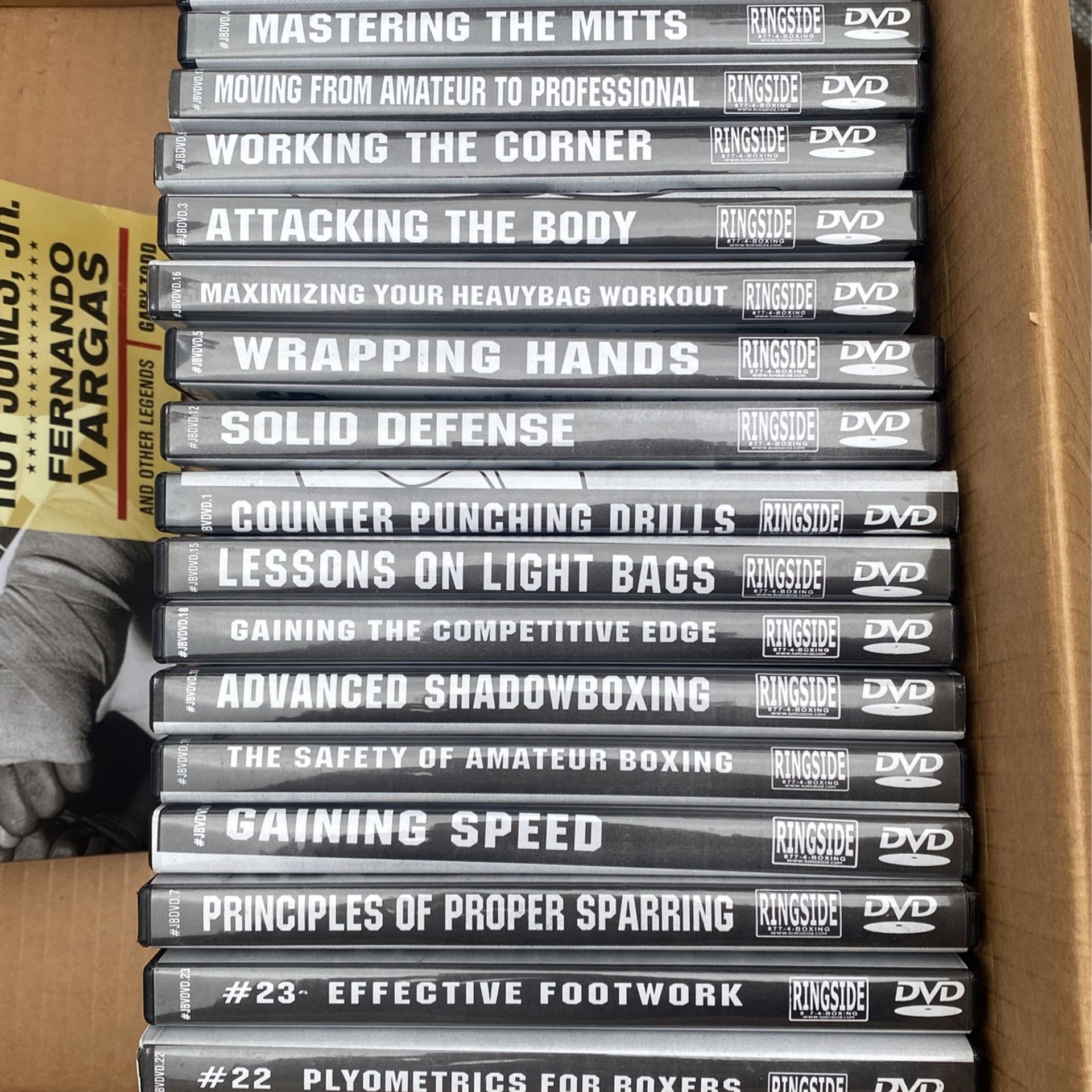 Boxing Training DVDs and Training Book for Sale in San Antonio, TX ...
