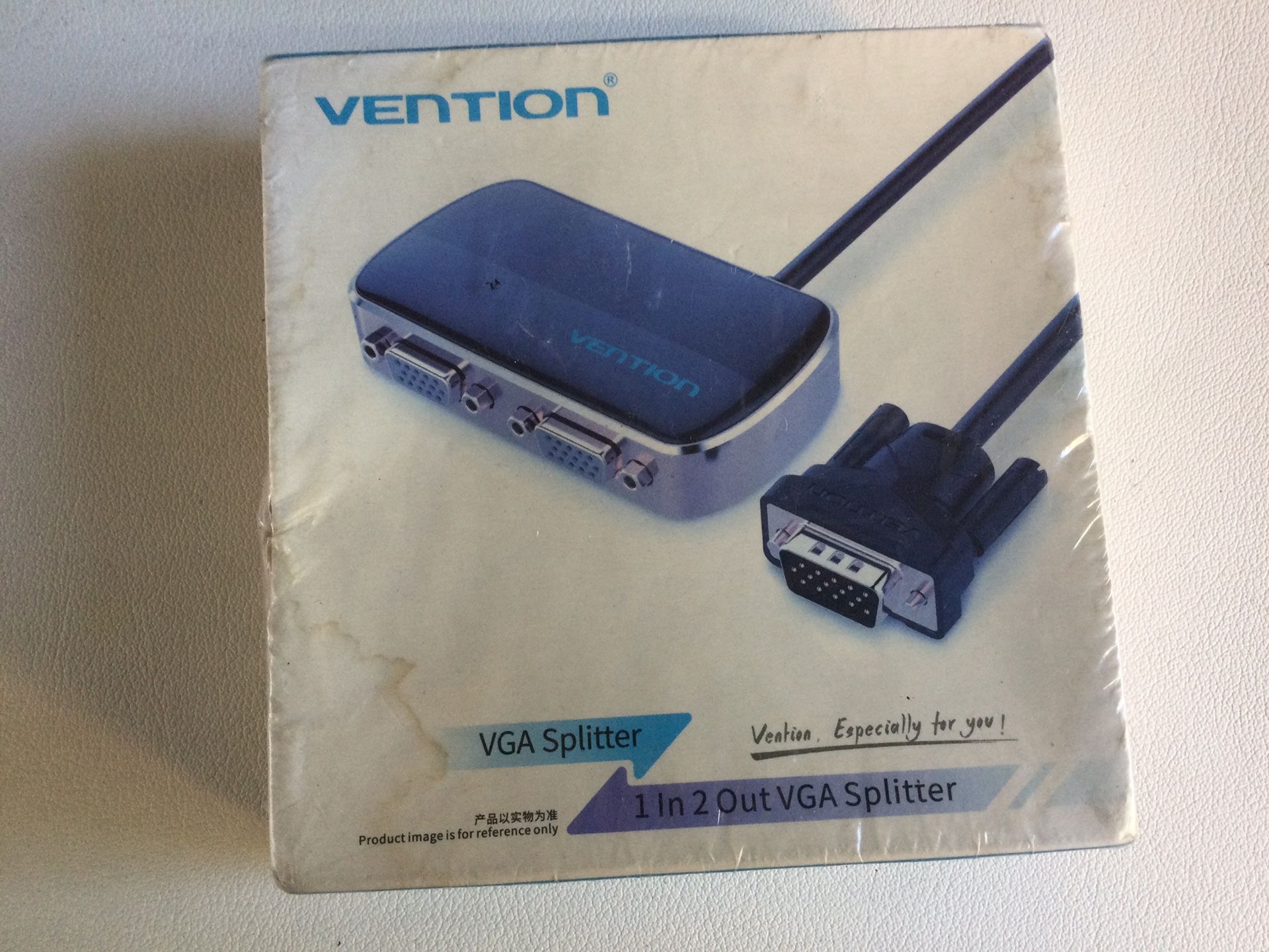 VGA Splitter, VENTION VGA 1 in 2 Out Dual Computer Monitor Splitter ...