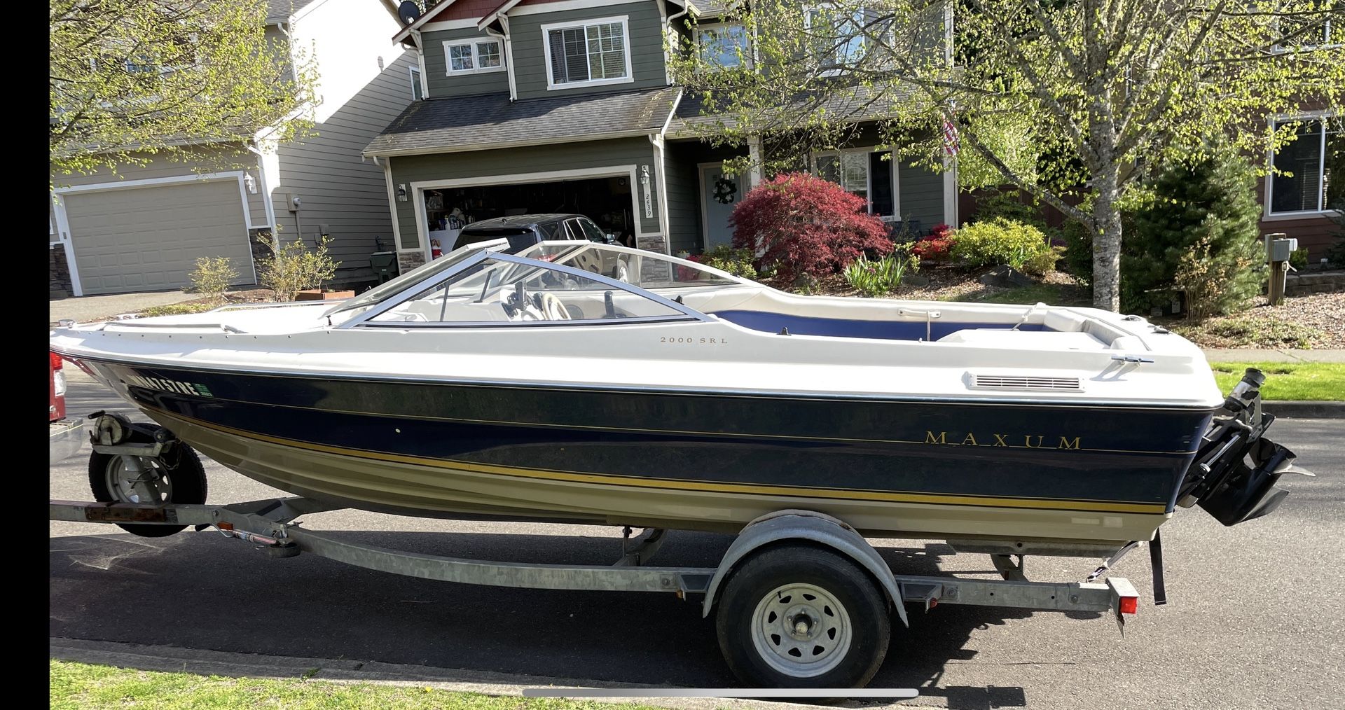 1996 Maxum 20 foot bow rider for Sale in Tumwater, WA - OfferUp