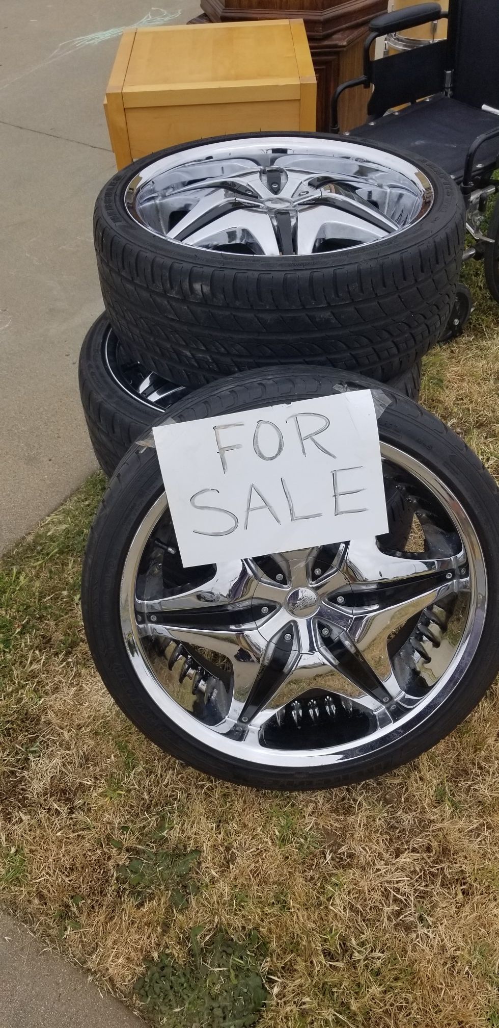 20 inch 5 lug universal rims for truck or car came off cts Cadillac and ...