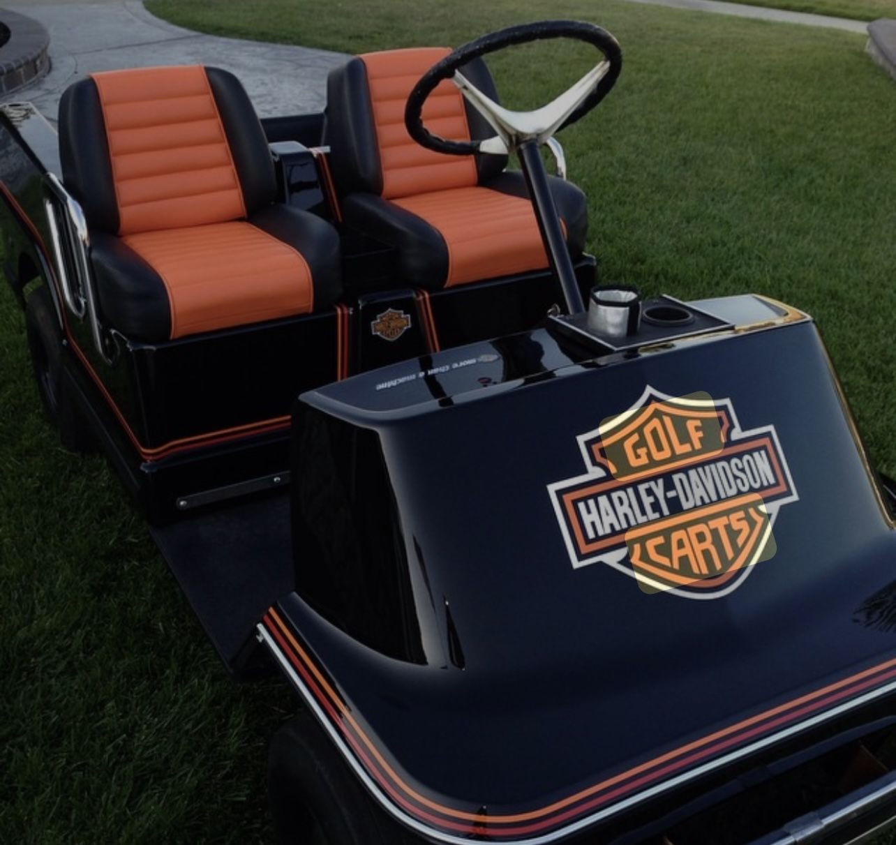 1974 Harley Davidson Golf Cart Seats