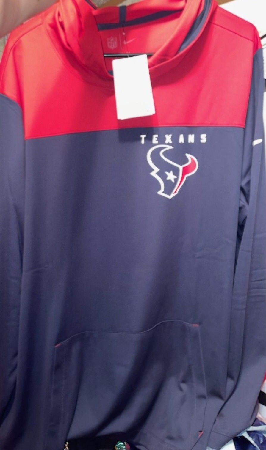 New HOUSTON TEXANS Men's Nike Navy Houston Texans Fan Gear Pullover Hoodie for Sale in San ...