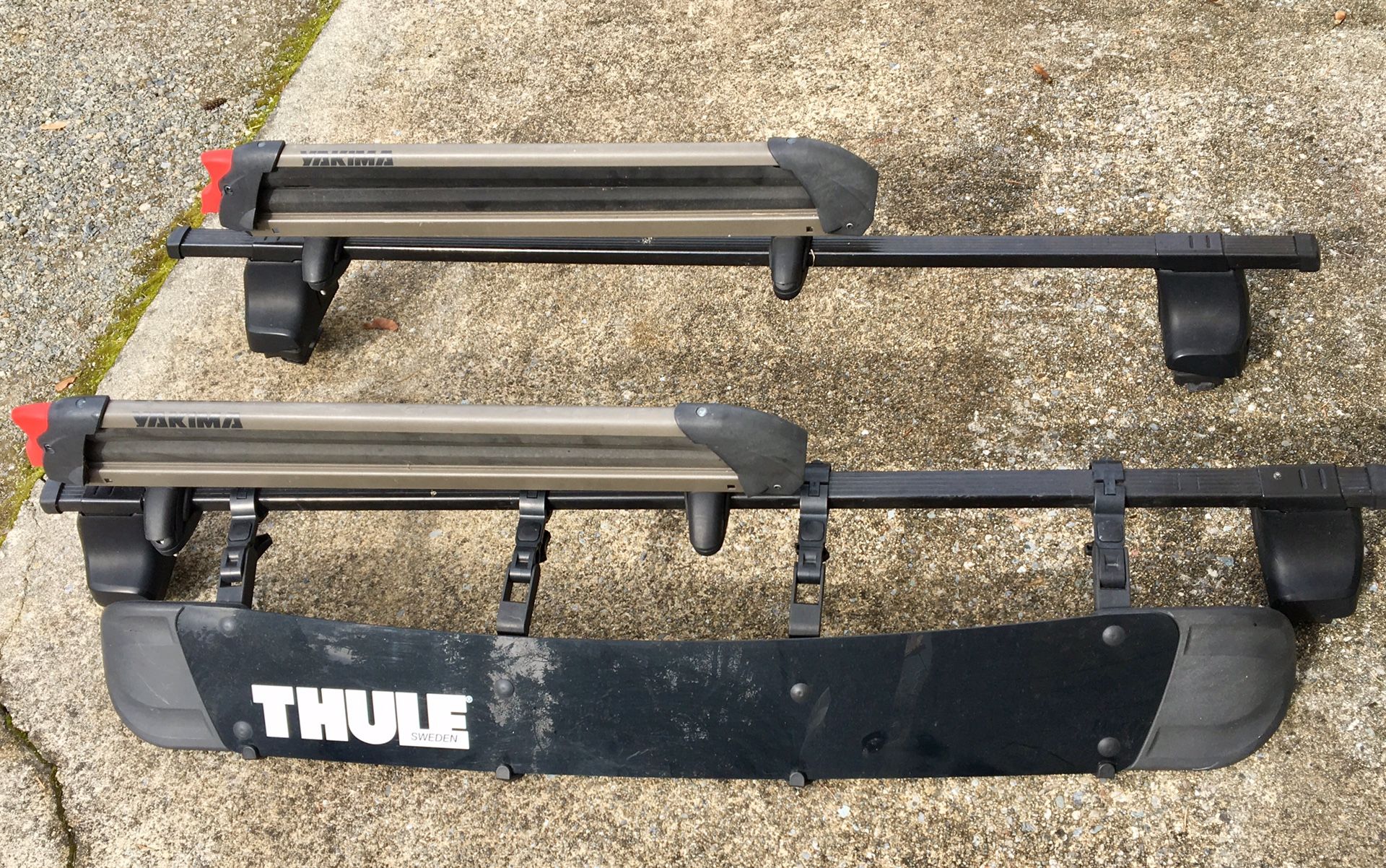 Thule/Yakima Ski & roof rack set up-VW GTI 2011-2015 for Sale in Maple ...