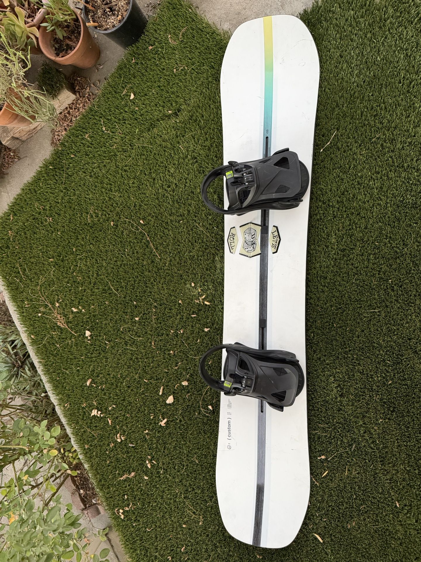 Burton Custom Camber 156 Snowboard Step On Bindings for Sale in Fontana ...