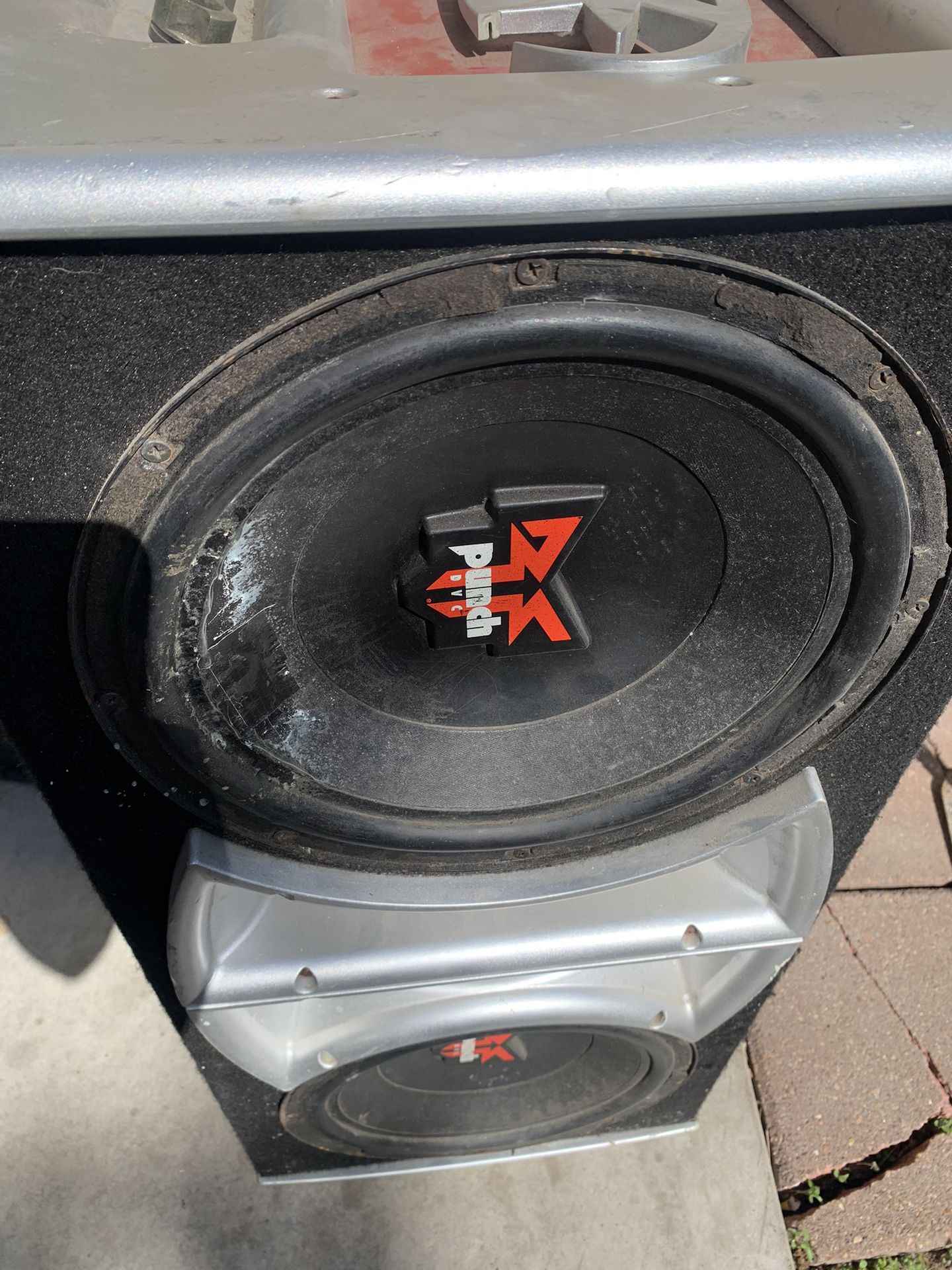 punch dvc old school subs and box for Sale in Channelview, TX - OfferUp