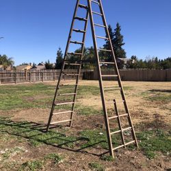 14 Ft Wooden Step Ladder for Sale in Hilmar CA OfferUp
