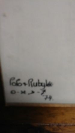 And Popo Ruby Lee Lithographs