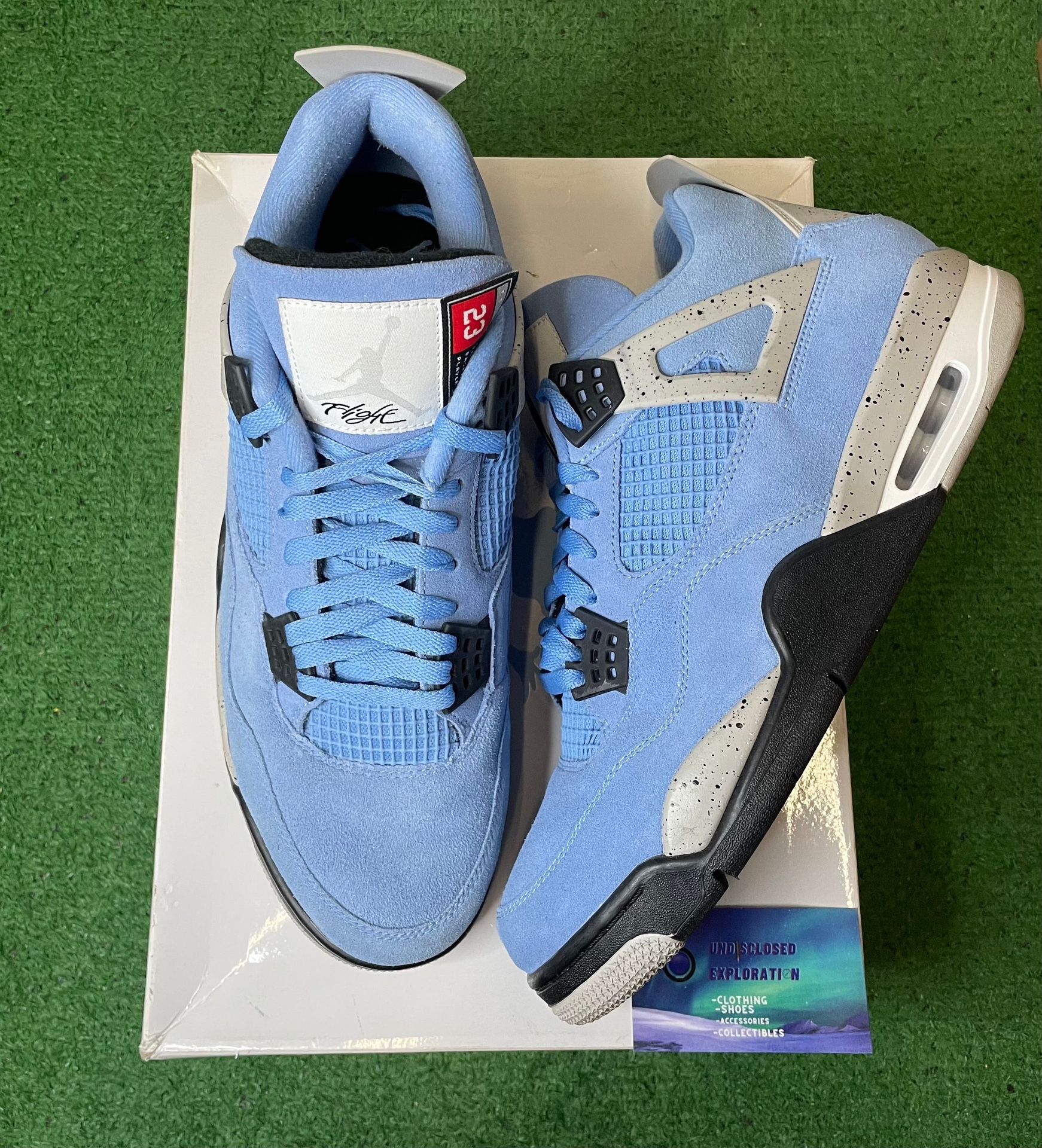 Jordan 4 Unc University blue size 13men/14.5women for Sale in Kent, WA ...