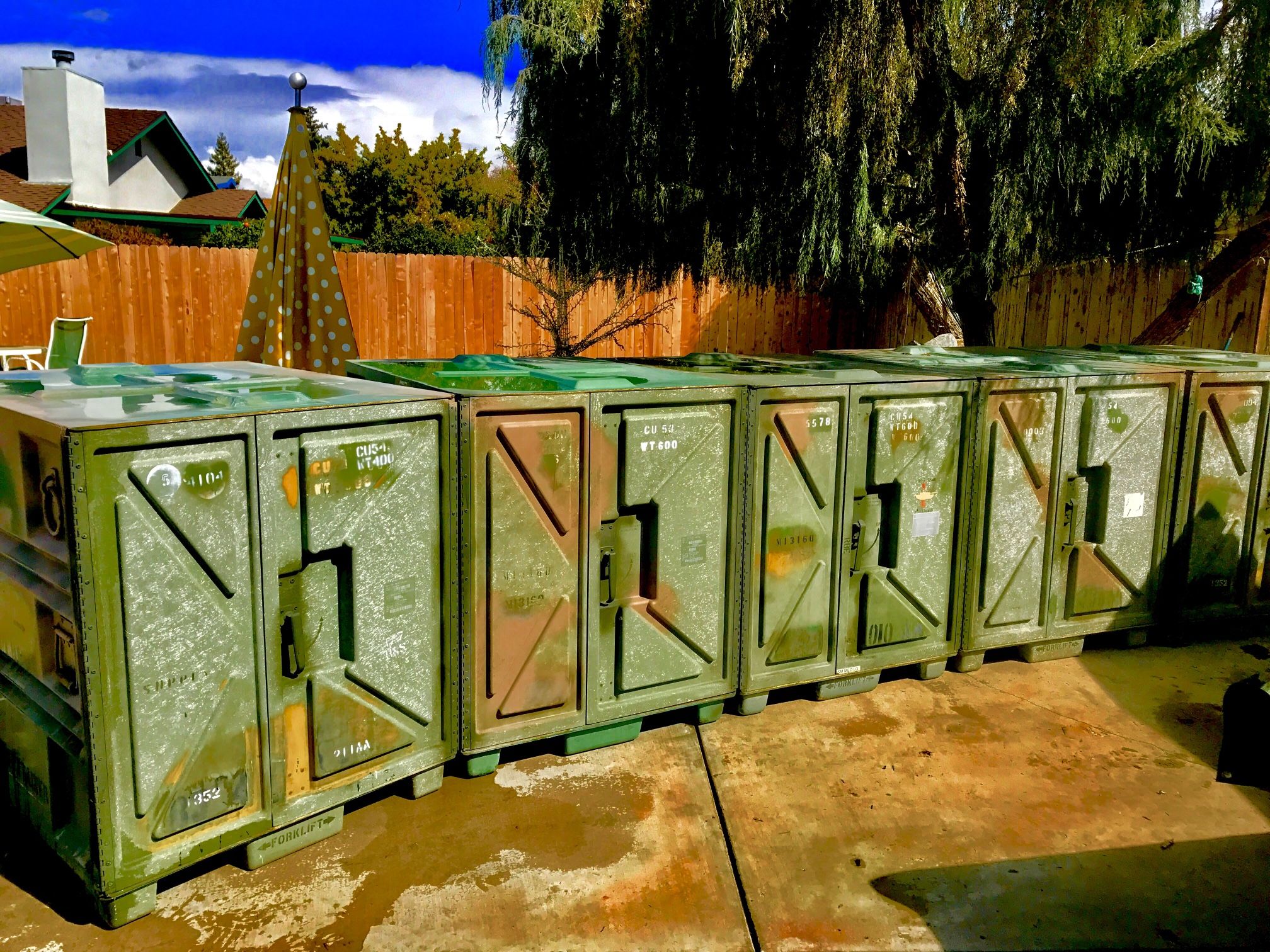 Last 2 Available Waterproof ,Stackable , Military Grade, Fiberglass ...