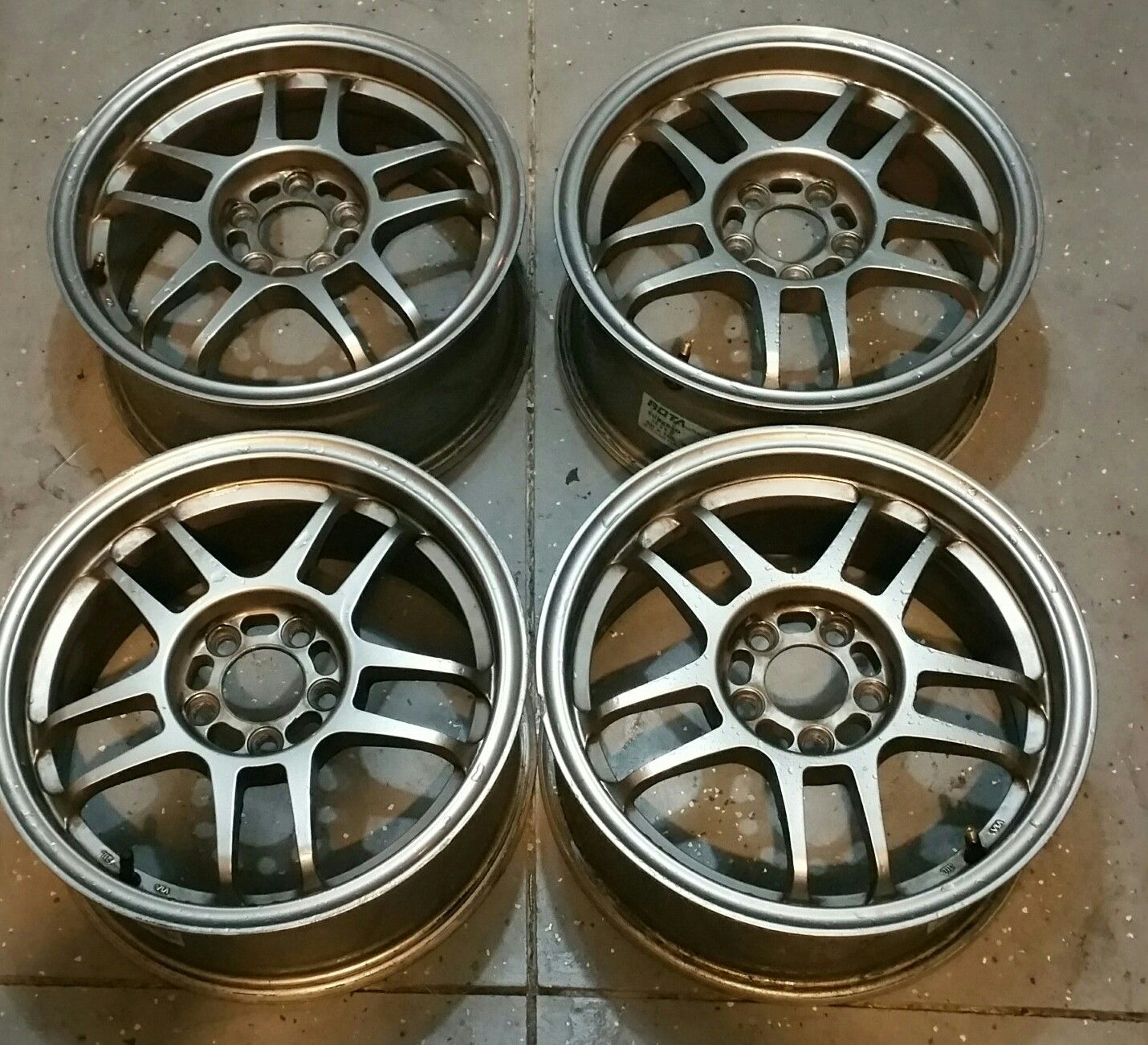 15" Rota SubZero Metallic Grey Rims 5 Lug for Sale in Chino, CA - OfferUp