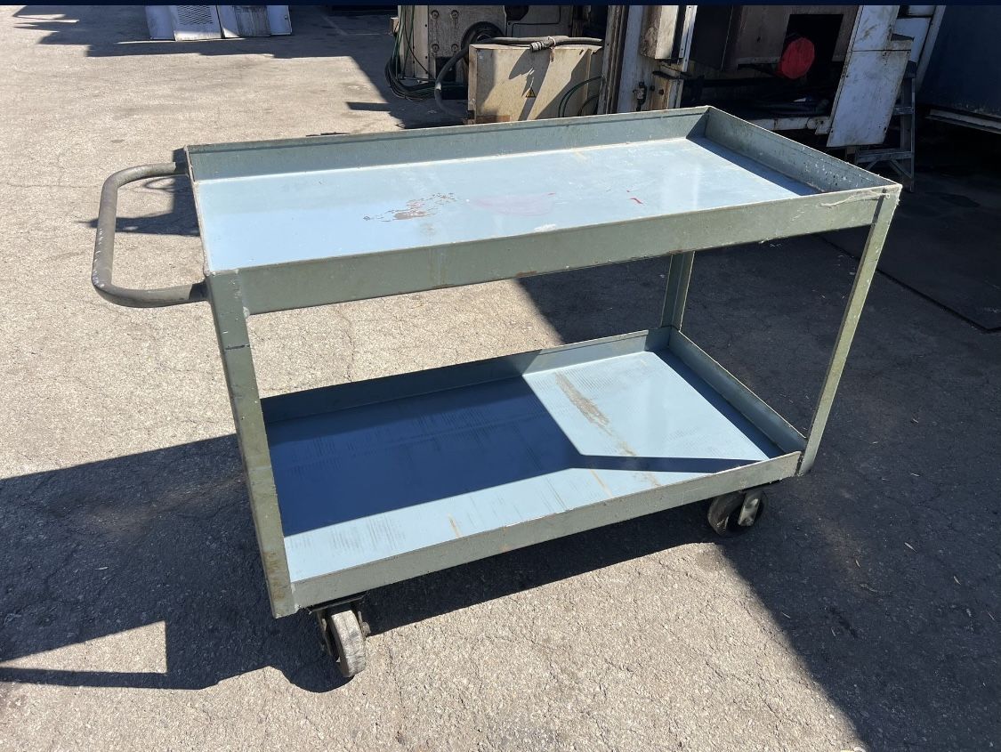HEAVY DUTY WELDED STEEL SHOP CART for Sale in Montclair, CA - OfferUp
