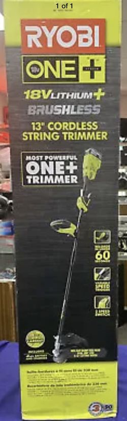 Ryobi P2090 18V Lithium Ion Brushless Cordless String Trimmer Kit.NEW for Sale in St. Petersburg FL OfferUp