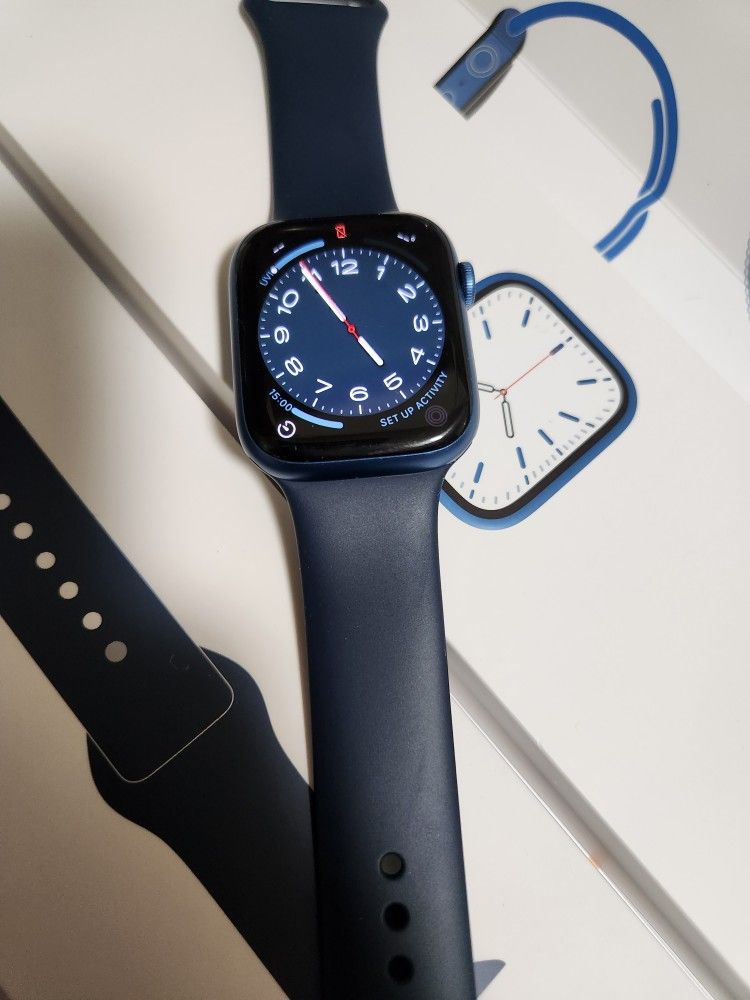 Apple Watch Blue Series 7 45mm GPS + Cellular for Sale in Manchester ...