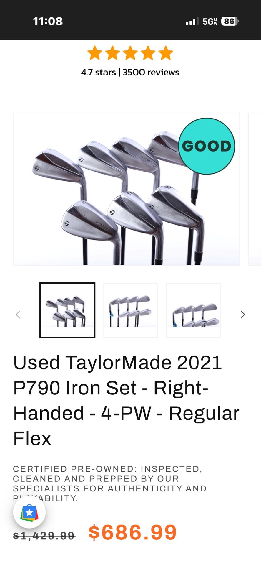 TaylorMade P790 for Sale in Carlsbad, CA - OfferUp