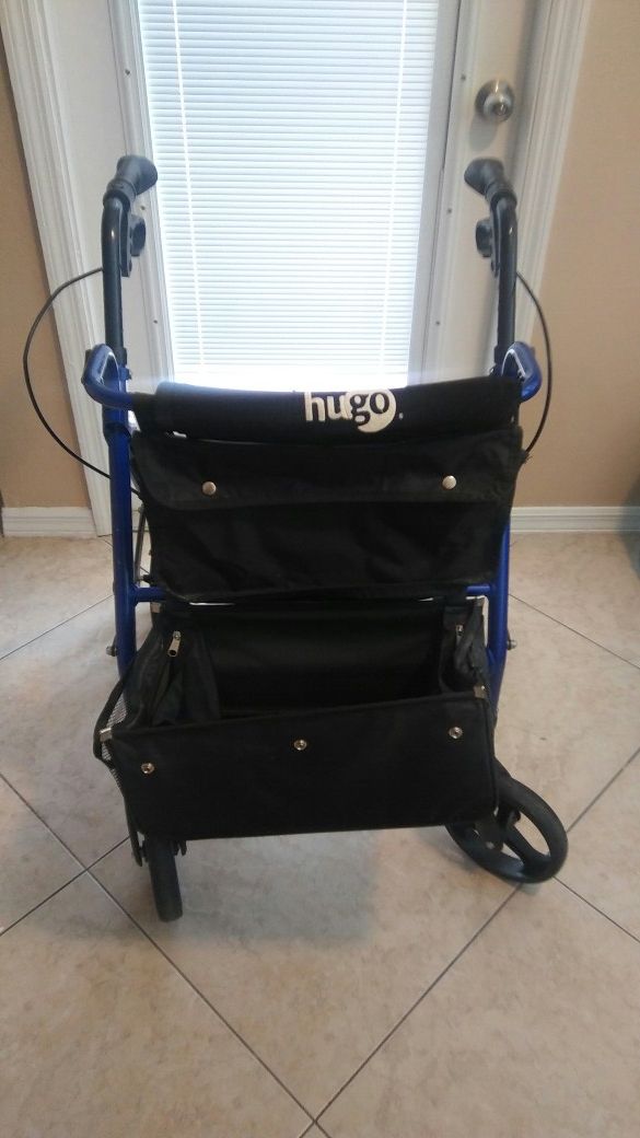 Hugo Elite Rollator 4 Wheel With Brakes Seated Walker for Sale in ...