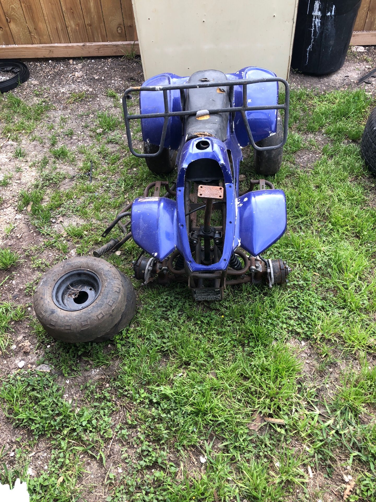 Small four wheeler frame no engine for Sale in Saint Hedwig, TX - OfferUp