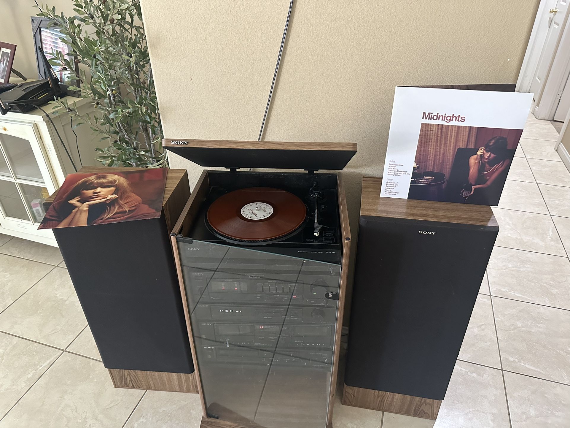 Sony Stereo System HST-190, SS-U230 Speakers, Marantz CD40A Compact ...