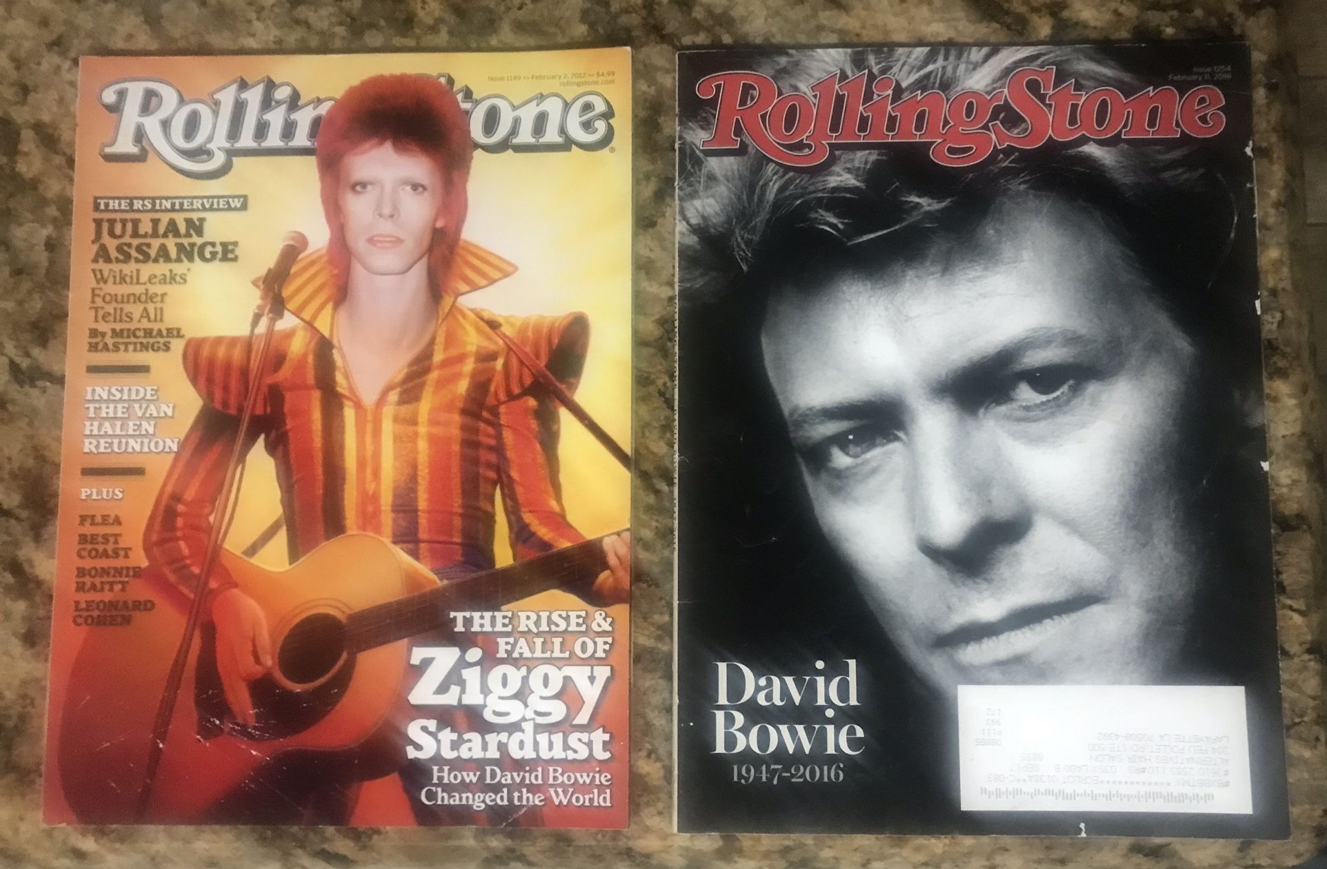 Rolling Stone David Bowie 2 Different Issues for Sale in Blairsville ...