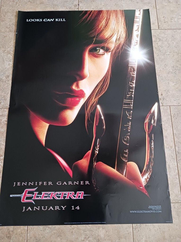 Electra - Movie Poster With Jennifer Garner - 2005 for Sale in Ashippun ...
