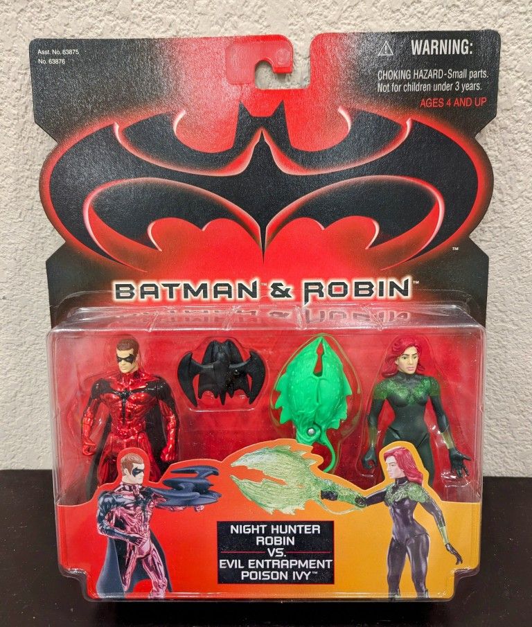 Night Hunter Robin Vs. Evil Entrapment Poison Ivy Action Figures ...