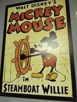 Steamboat Willie Poster