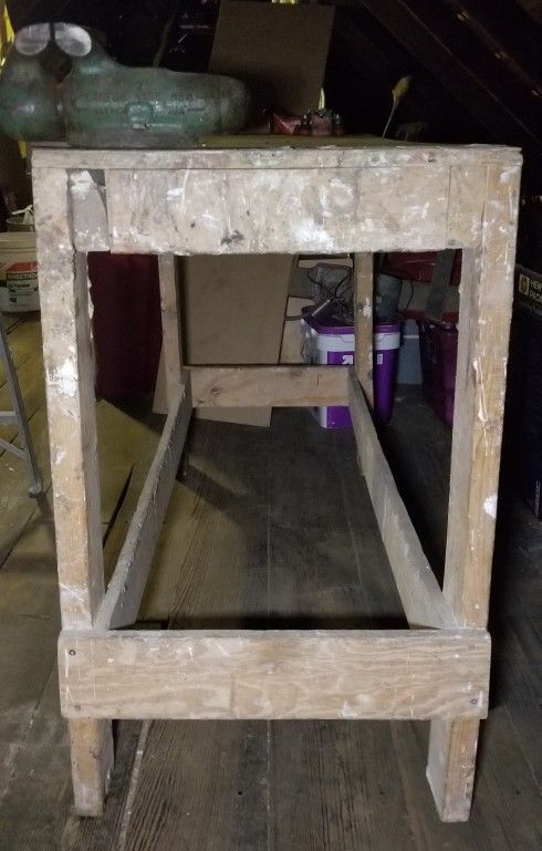 Professional Work Bench W/Ridgid BC-210 Pipe Vise & Pro Milton Swivel ...