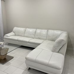 White Leather Couch for Sale in Miami FL OfferUp