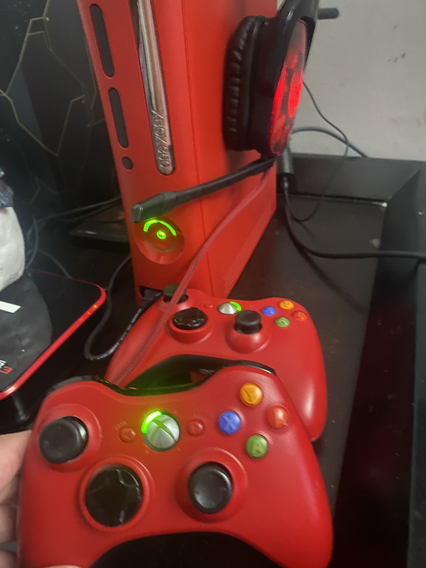 Red Resident Evil 5 Xbox 360 Elite Console Lot for Sale in Buena Park ...