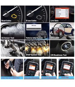 OBD scanner!! LAUNCH CR3001 X431 Creader 3001 OBD2 Scanner Automotive ...