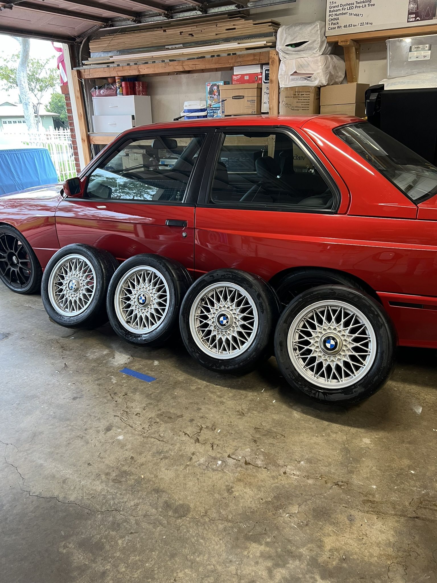 BMW E30 M3 OEM Cross Spoke Style 5 BBS Wheel Rim 15x7 30 RARE for Sale ...