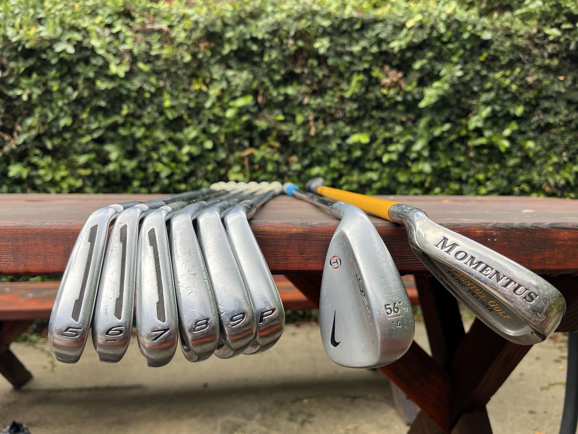 Lefty 5-PW TaylorMade Tour Preferred, Nike SW for Sale in Long Beach ...