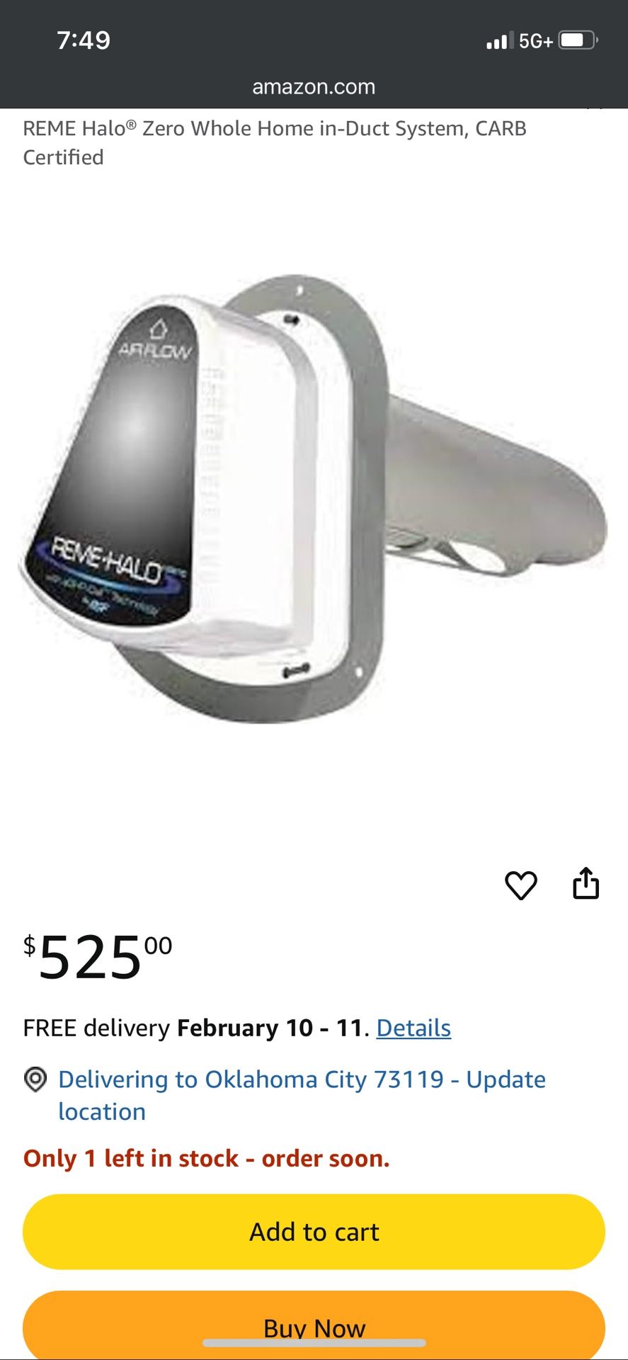 Remi Halo Zero Whole Home Air Purification for Sale in Norman, OK - OfferUp